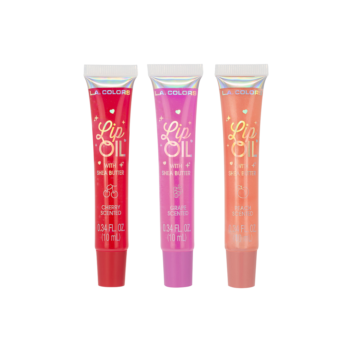 Set L.A. Colors Trio de Aceite de Labios Lustrous Gloss 2025 – beauty.plus